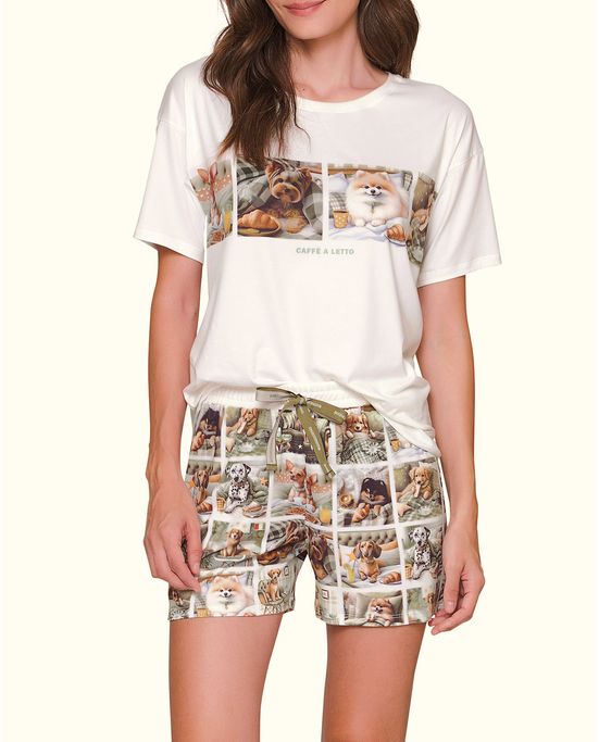 Pijama Feminino Sublime Touch Lua Luá Cachorros - Pijama Online